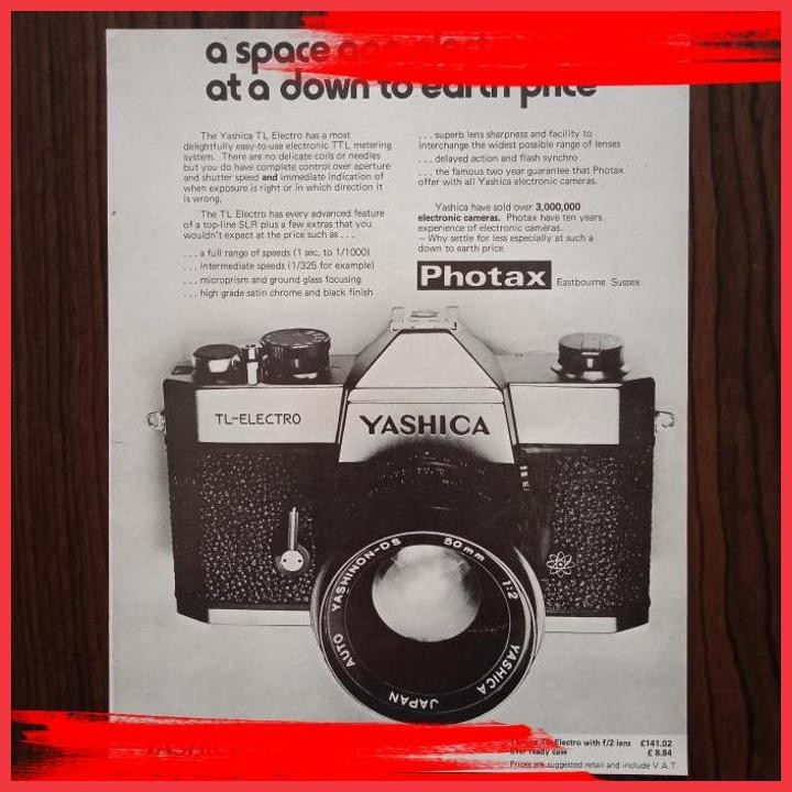 Jual (BERK) IKLAN JADUL KAMERA YASHICA FX TL ELECTRO X AX FR ANALOG SLR VINTAGE AD | Shopee ...