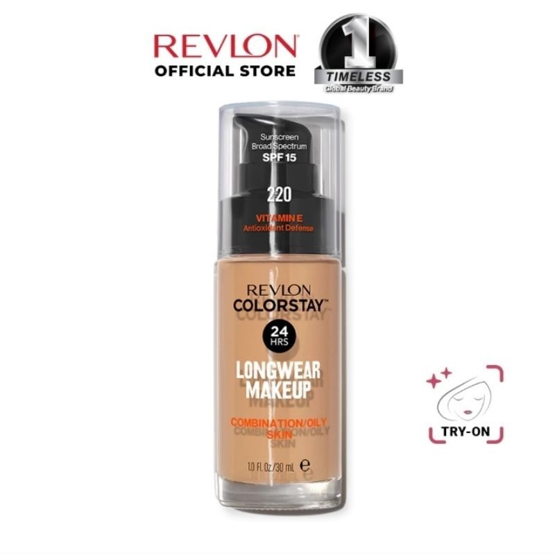 Jual Revlon ColorStay Liquid Foundation #220 Natural Beige For ...