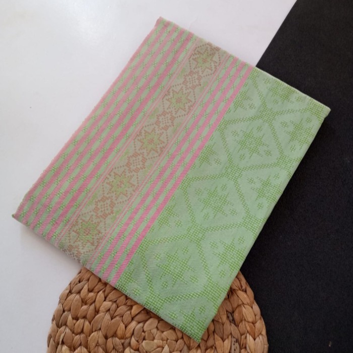 Jual Kain Tenun Songket Baron / Kain songket- Hijau Mint | Shopee Indonesia