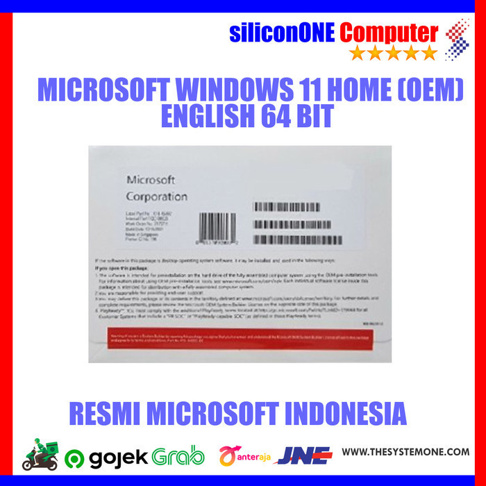 Jual MICROSOFT WINDOWS 11 HOME OEM RESMI INDONESIA | Shopee Indonesia