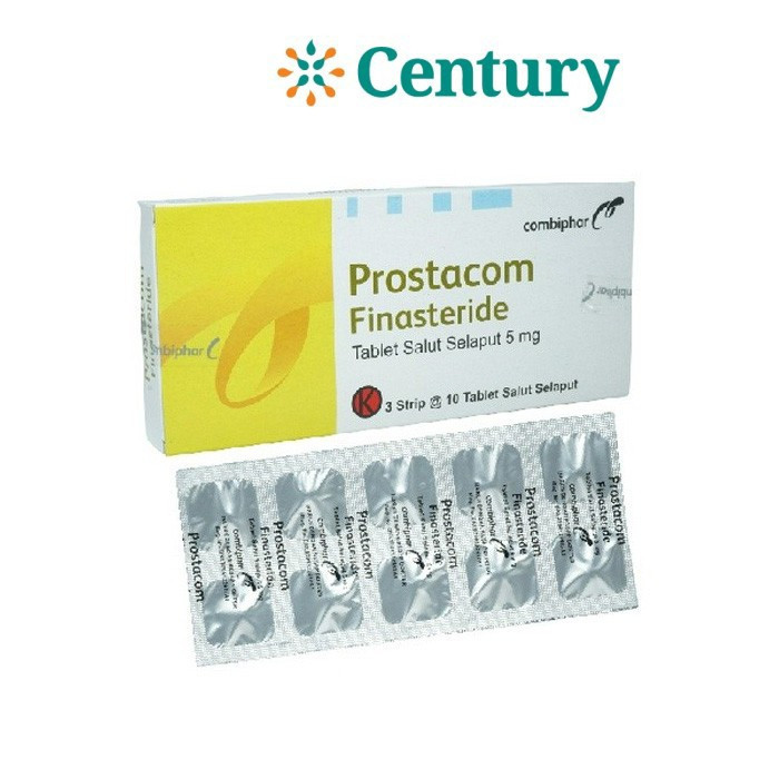 Jual PROSTACOM 5MG TAB 30`S / FINASTERIDE / PROSTAT / FINASTERIDE 5 MG ...