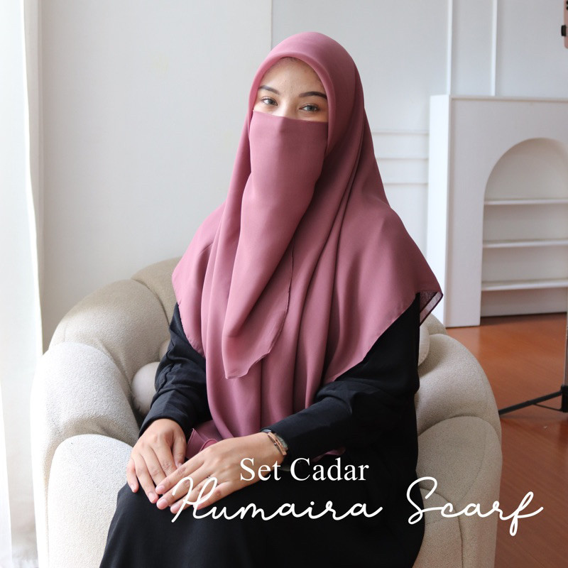 Jual Humaira Scarf Set Cadar (Segiempat Oval Satu Set Cadar) | Shopee Indonesia