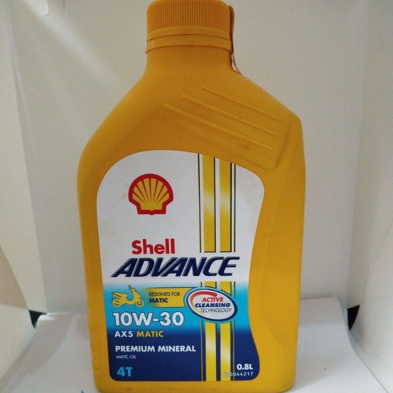 Jual oli shell advance AX5 matic 800 mil 10W-30 (botol) | Shopee Indonesia