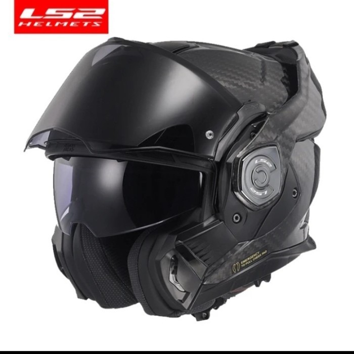 Jual Helm LS2 FF901 Advant-X Gloss Carbon Helm Modular Ringan | Shopee ...