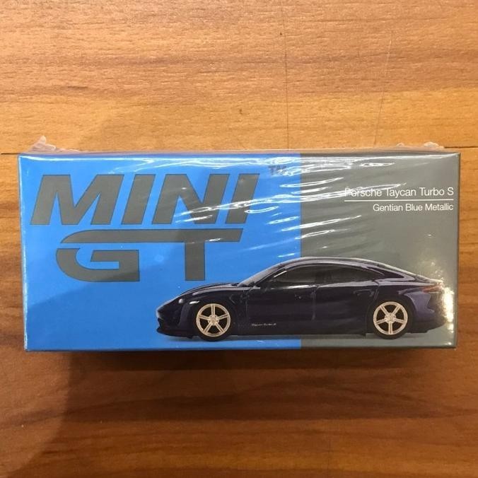 Jual MINI GT minigt 339 PORSCHE TAYCAN TURBO S GENTIAN BLUE METALLIC ...