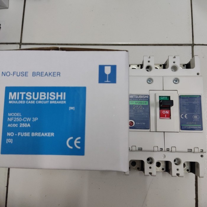 Jual NFB MCCB BREAKER MITSUBISHI NF-250CW NF250-CW 250A 250 A | Shopee ...