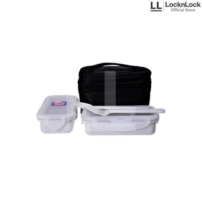 Jual New Lock&Lock Lunch Box Set 2P Black Hpl752Db Terbaik | Shopee ...