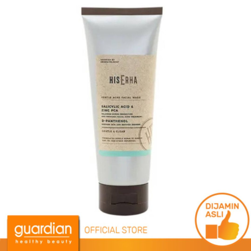 Jual His Erha Gentle Acne Facial Wash 100Gr | Shopee Indonesia