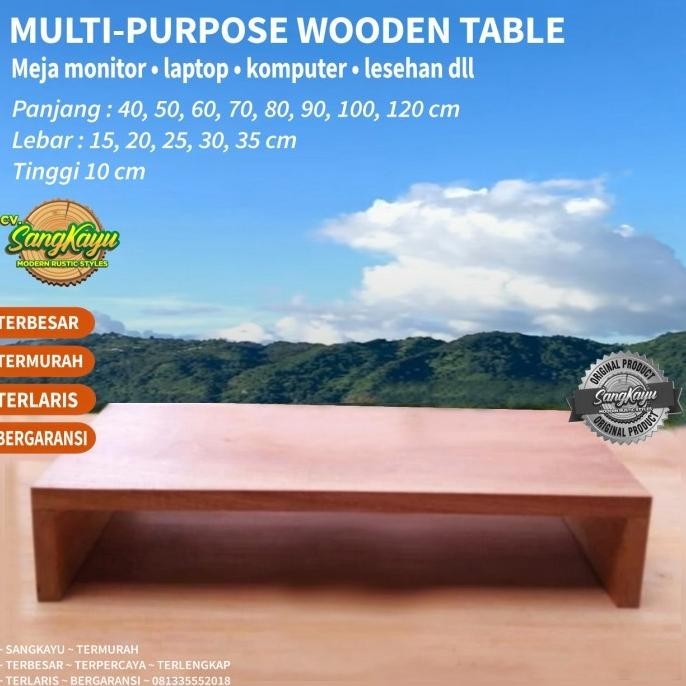 Jual Update! Stand monitor meja monitor meja craft display meja lesehan ...