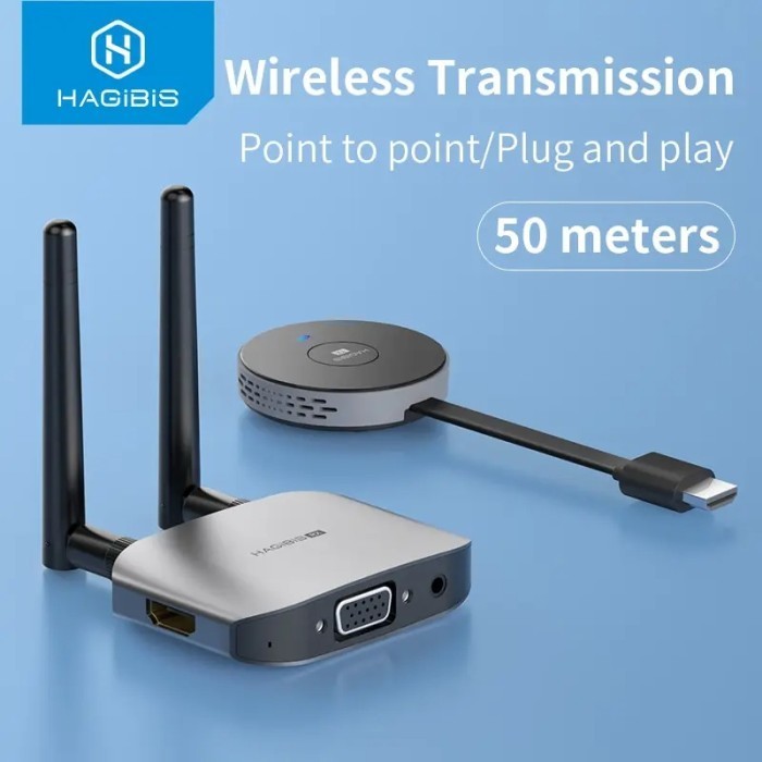 Jual Best Hagibis Wireless Hdmi Vga Video Transmitter & Receiver ...