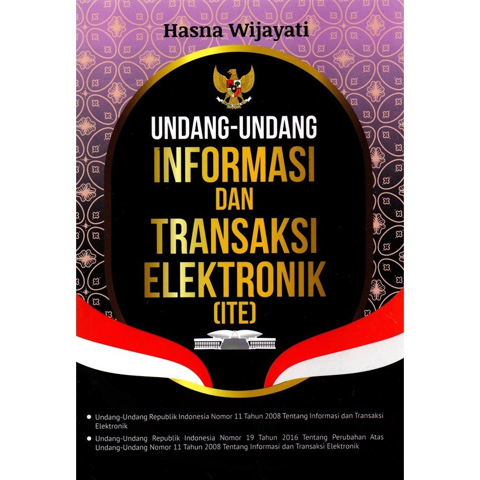 Jual Undang-Undang Informasi Dan Transaksi Elektronik (Ite) | Shopee ...