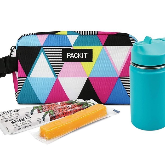 Jual SALEE!! PackIt PKT-SX-TST Freezable Snack Box Bag, Triangle Stripe ...