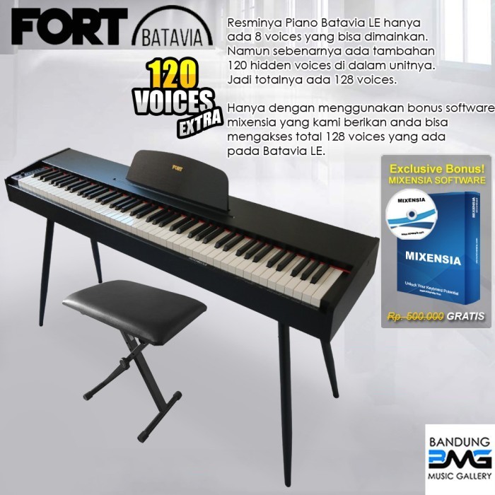 Jual NEW!!! Fort Batavia LE Digital Piano Garansi Resmi / BataviaLE ...