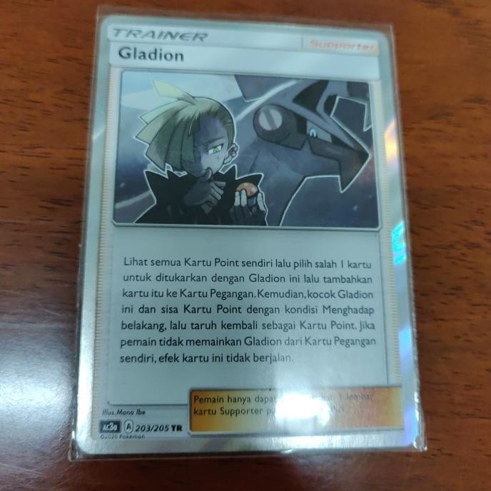 Jual Kartu Pokemon TCG ID AC3A Gladion Holo TR | Shopee Indonesia