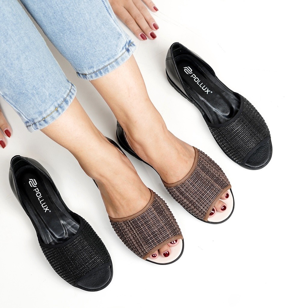 Jual POLLUX WPOEW 10 SEPATU FLAT | SEPATU SANDAL FLAT | SLIP ON WANITA ...