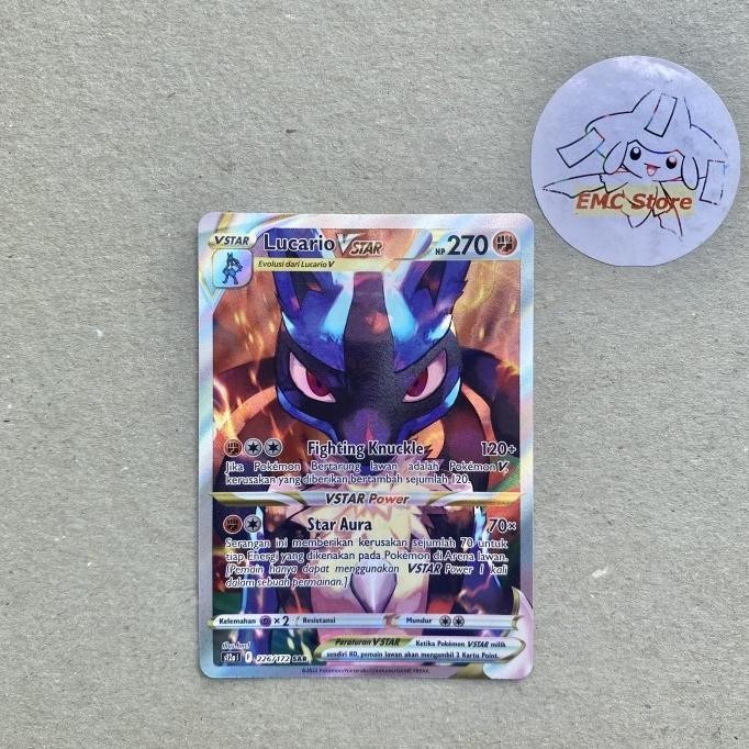 Jual Pokemon TCG Indonesia - Lucario VStar SAR | Shopee Indonesia
