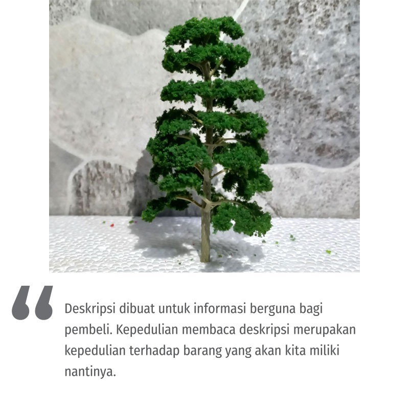 Jual Maket Pohon Miniatur Tanaman Rimbun - B78 | Shopee Indonesia