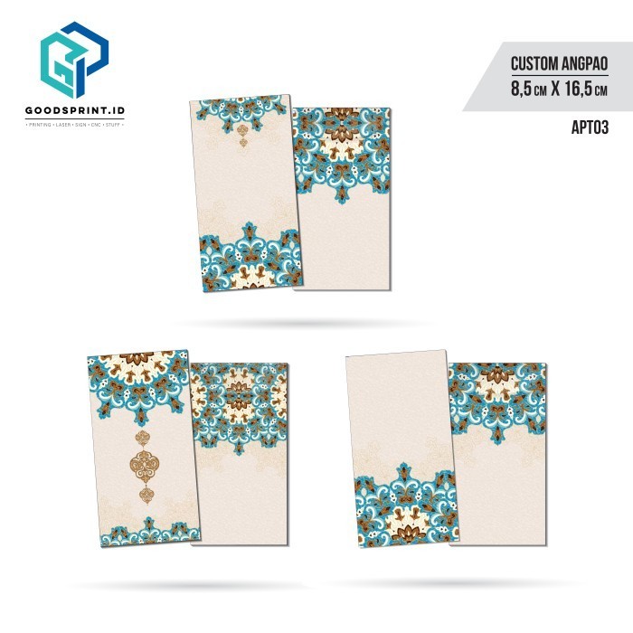 Jual Termantab] amplop custom motif pattern lebaran motif islamic - APT ...