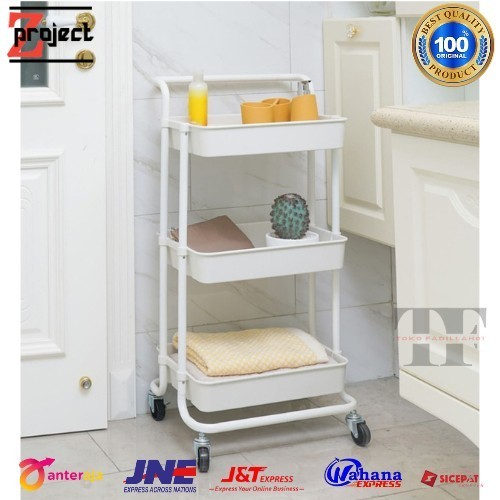 Jual ACE STORA RAK TROLI 3 TINGKAT / RAK TROLI DORONG 3 TINGKAT DENGAN ...