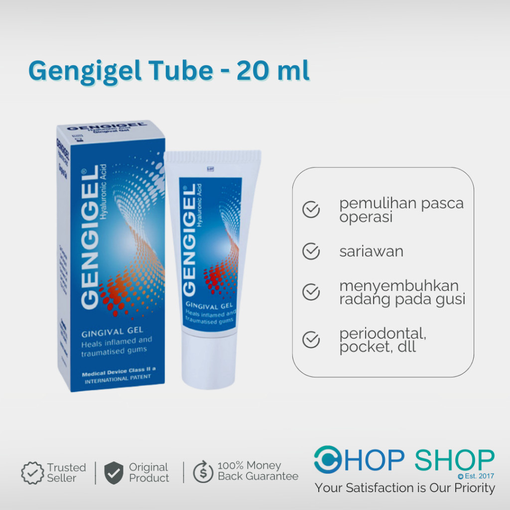 Jual ORIGINAL GENGIGEL GINGIVA GEL - Gel Sariawan obat sariawan ...