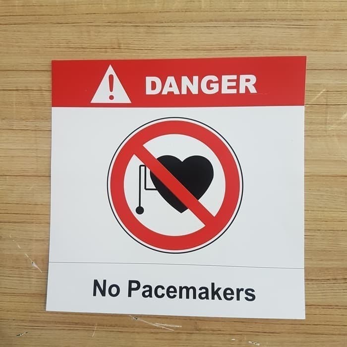 Jual [AN] SIGN STICKER PACEMAKER UKURAN 20X20CM K3 RAMBU SAFETY STIKER ...