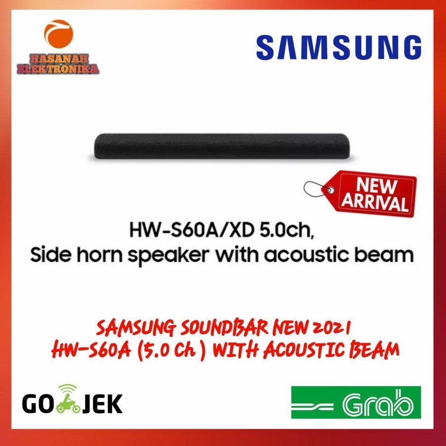 Jual SAMSUNG SOUNDBAR HW-S60A 5.0 Ch NEW 2021 WITH ACOUSTIC BEAM ...