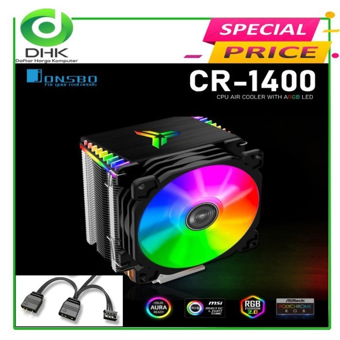 Jual Best Jonsbo Cr-1400 Argb Cpu Fan Cooling / Hsf Cooler Rgb | Shopee ...