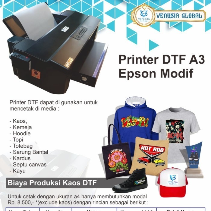 Jual New!! Printer DTF A3 Modul Print roll to roll CMYKW | Shopee Indonesia