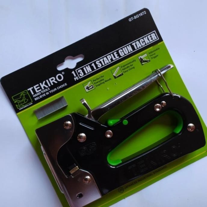 Jual steples tembak tekiro ukuran 4 -16mm - stapler tembak jok motor ...