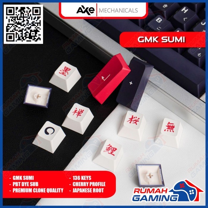 Jual Keycap - Keycaps - Cherry - Gmk Sumi - Pbt - Dye Sub | Shopee ...
