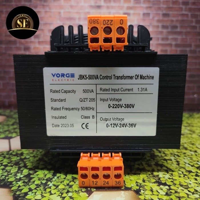 Jual READY VORGE Transformer Trafo Step Down JBK5 500VA OUT 36V/24V/12V NO FORT | Shopee Indonesia