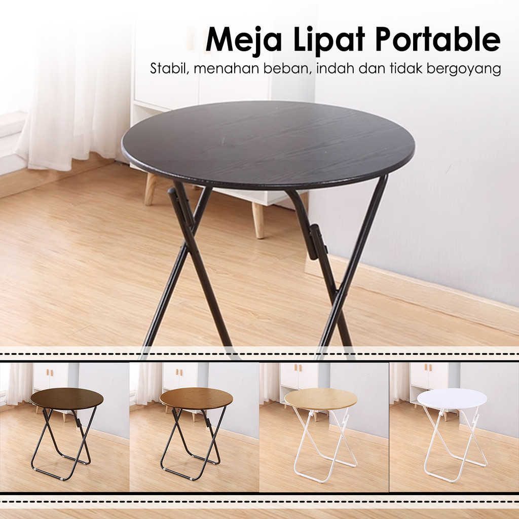Jual meja lipat portable meja lipat bulat meja lipat outdoor diameter ...