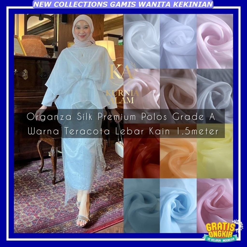 Jual Gamis Shimmer Silk Premium Jumbo Dtees Partyy Wamita Bahu ...