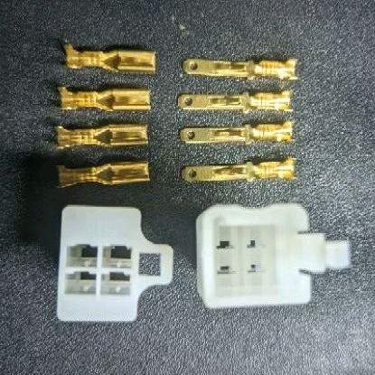 Jual socket konektor kecil 4 pin male +female 1 set | Shopee Indonesia