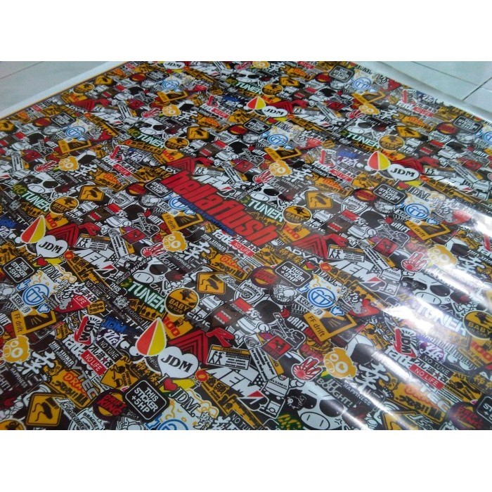Jual JDM STICKER (BOMB HELLAFLUSH) | Shopee Indonesia