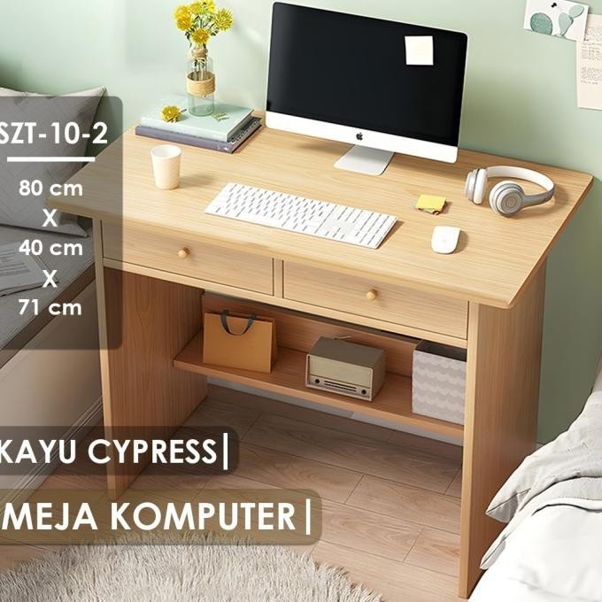 Jual Meja Komputer Belajar Aesthetic Minimalis Gaya Modern Studying ...
