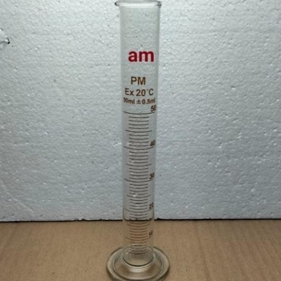 Jual Gelas Ukur Kaca 50ml PM/ Measuring Silinder 50ml | Shopee Indonesia