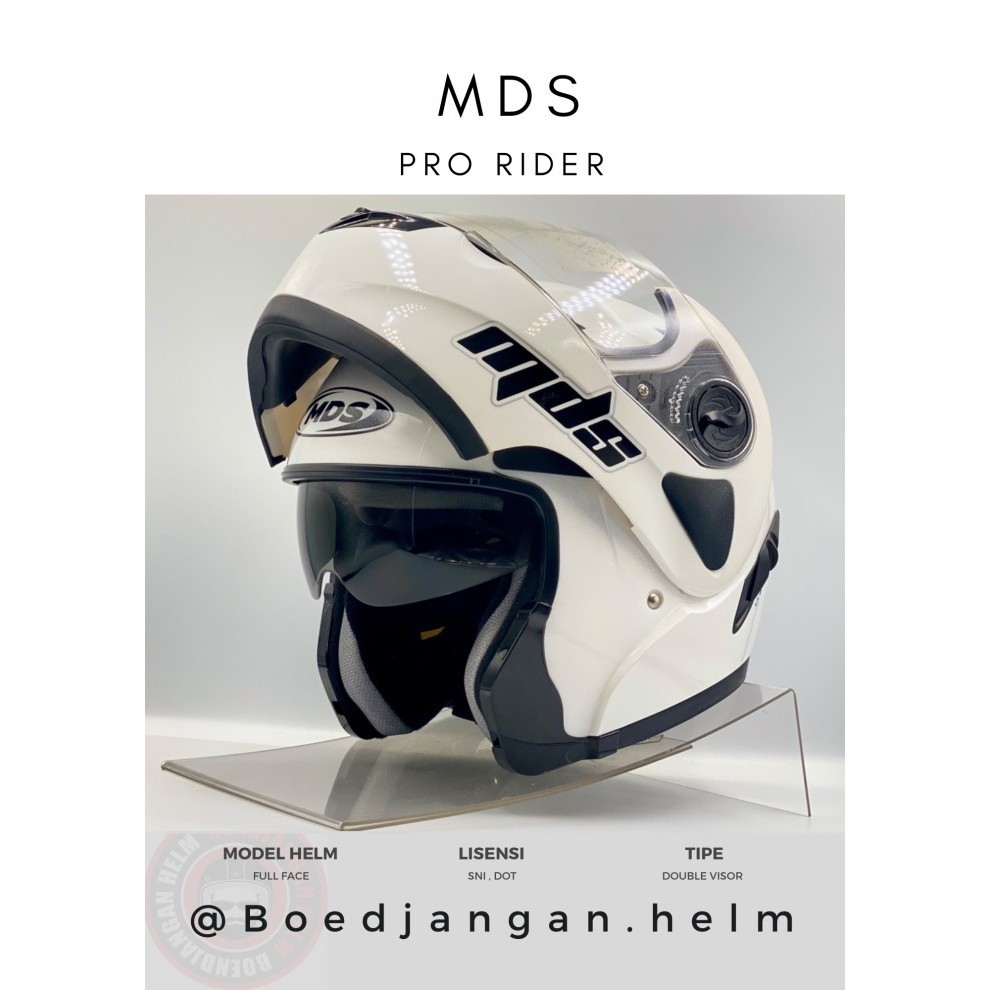 Jual MDS HELM PRO RIDER MODULAR - MDS FULL FACE MODULAR - MDS MODULAR ...