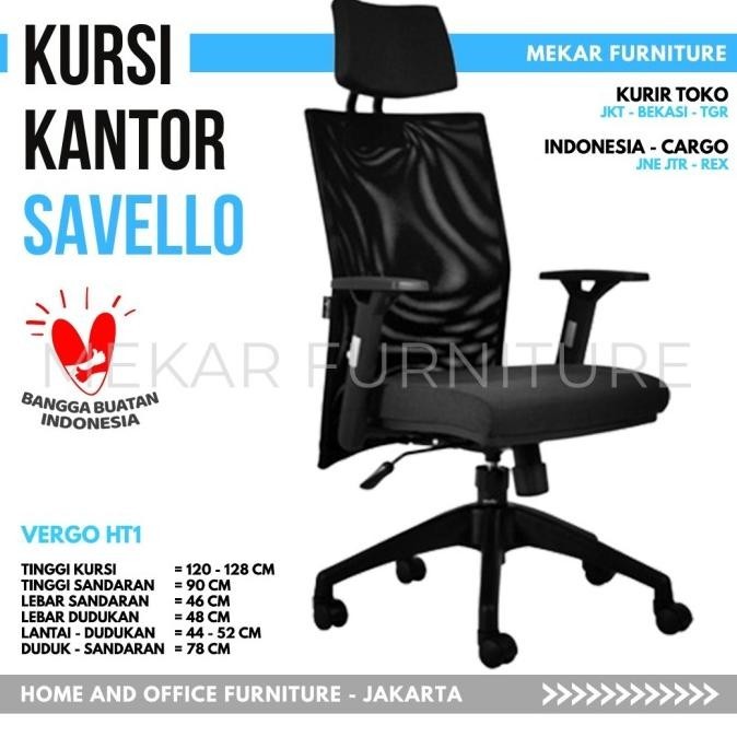 Jual Khusus INSTANT SAVELLO VERGO HT1 Kursi Kerja Kursi Kantor Kursi ...