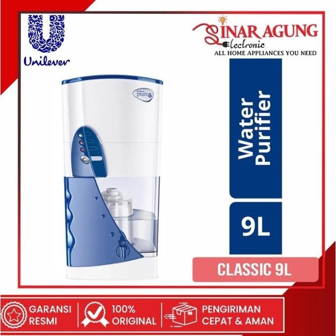 Jual Unilever Pure It Water Purifier Classic 9 Liter - WHITE | Shopee ...