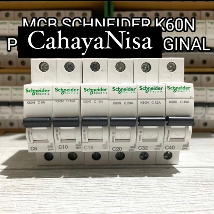 Jual MCB Schneider 6A,10A,16A,20A 1 Phasa / MCB DOMAE 6,10,16,20 (Ampere) | Shopee Indonesia