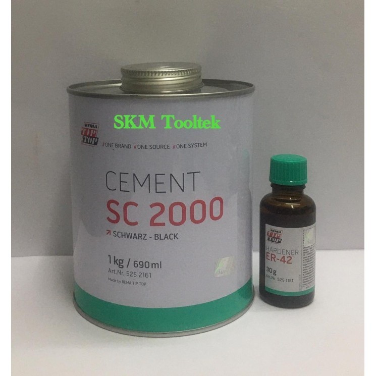 Jual LEM KARET /LEM CONVEYOR TIP TOP SC-2000 (RESIN 1KG) + (HARDENER ...