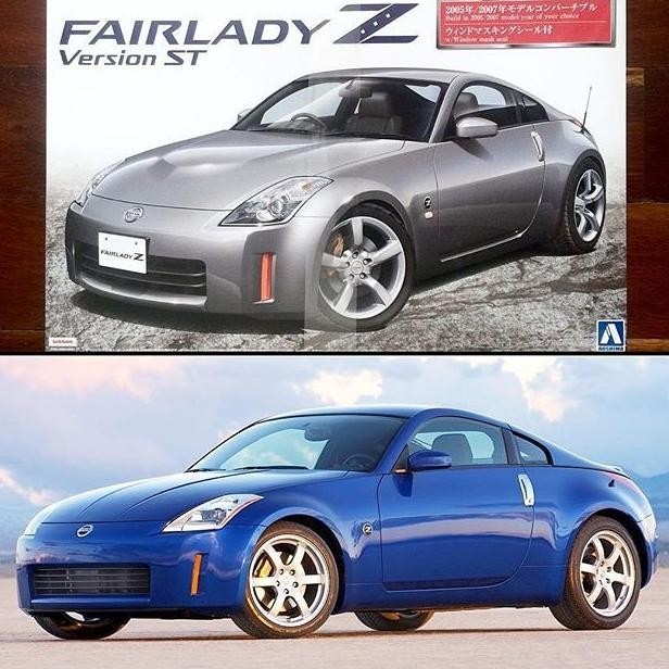 Jual Aoshima 1/24 Nissan 350z Fairlady Z | Shopee Indonesia