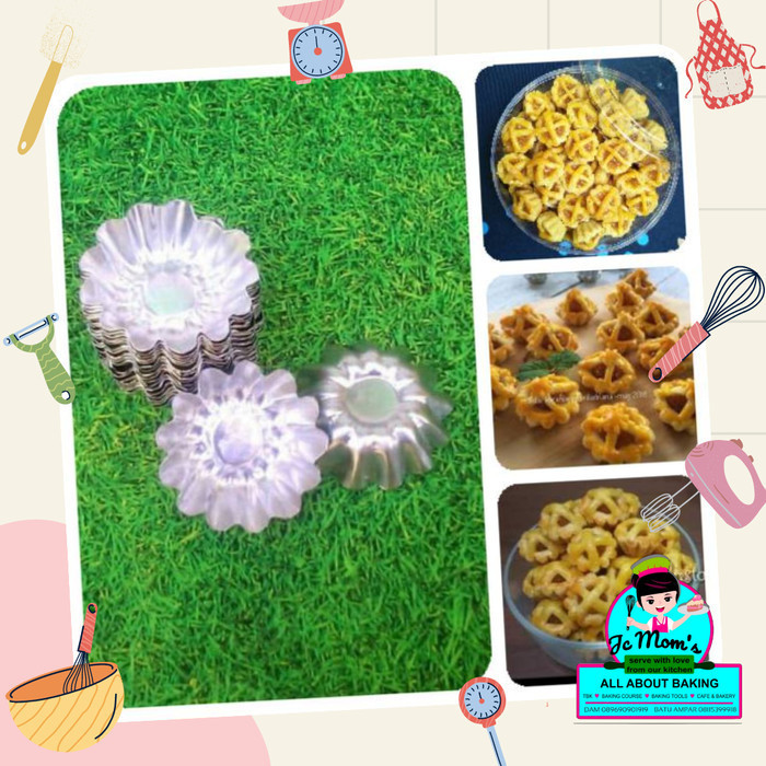 Jual #####] Cetakan Nastar Alumunium Daun dan Bunga | Shopee Indonesia