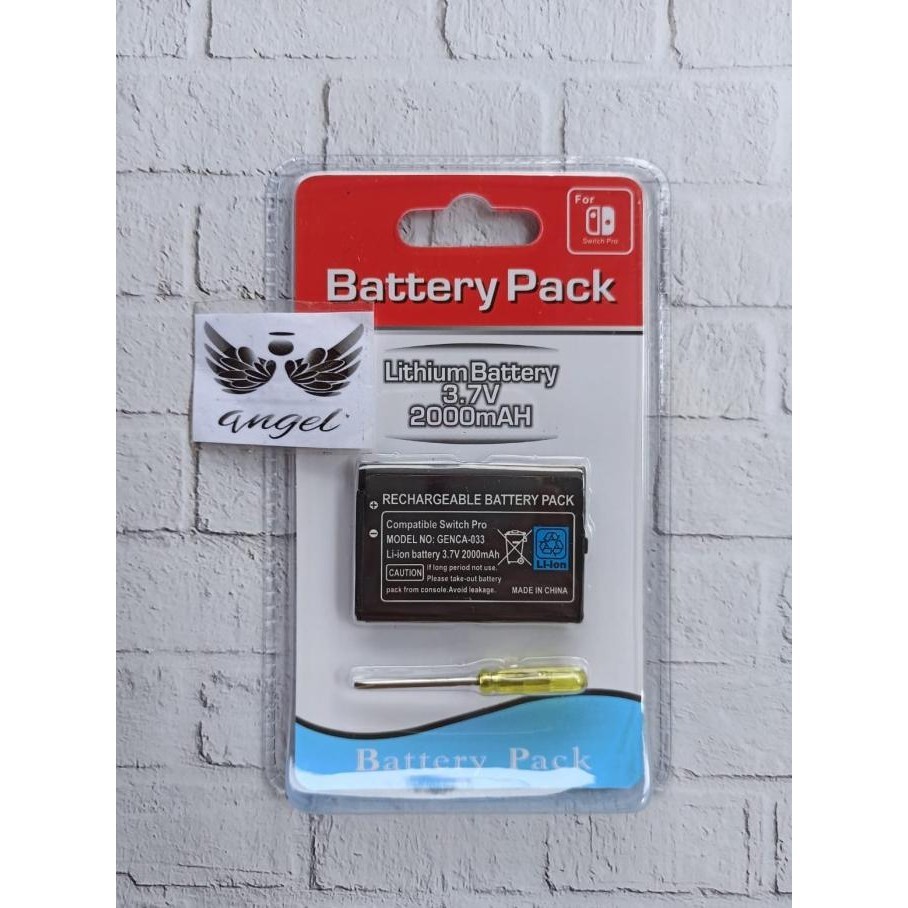 Jual BATTERY BATERAI PACK STIK PRO CONTROLLER SWITCH PLUS BONUS OBENG Y ...