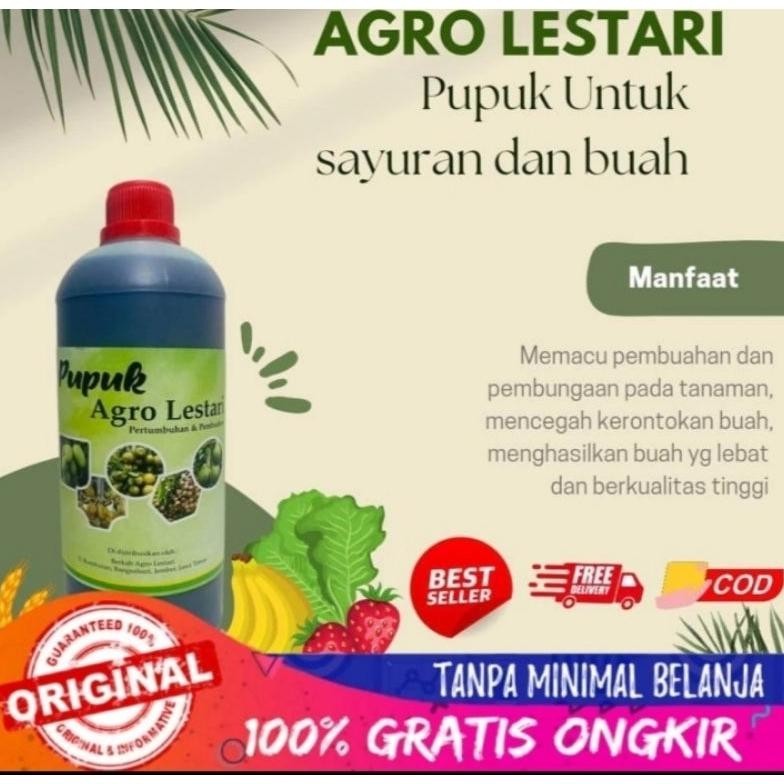 Jual "Harga Terbaik" Pupuk organik agro lestari Pupuk penyubur perangsang dan Pelebat buah-bunga ...