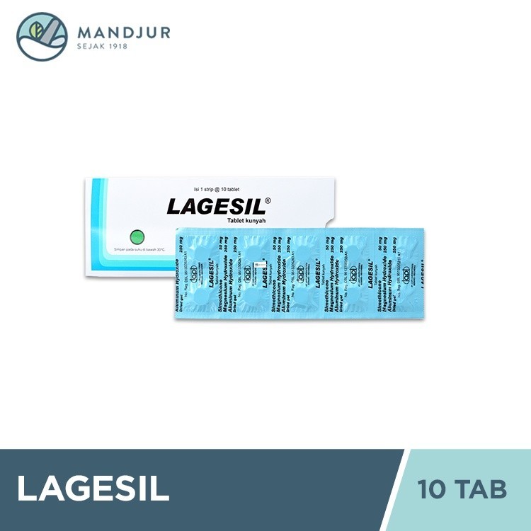 Jual Lagesil 10 Tablet - Obat Tukak Lambung, Gastritis dan Kembung ...