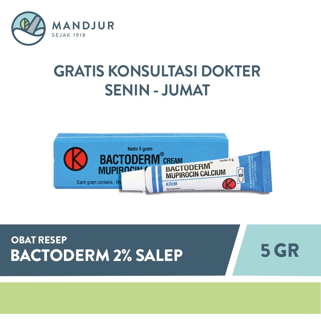 Jual Bactoderm 2% Cream 5 Gram | Shopee Indonesia