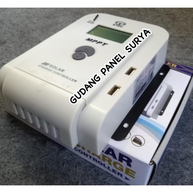 Jual Solar Charge Controller Scc Mppt Stec 20A Stec 12V 24V | Shopee ...