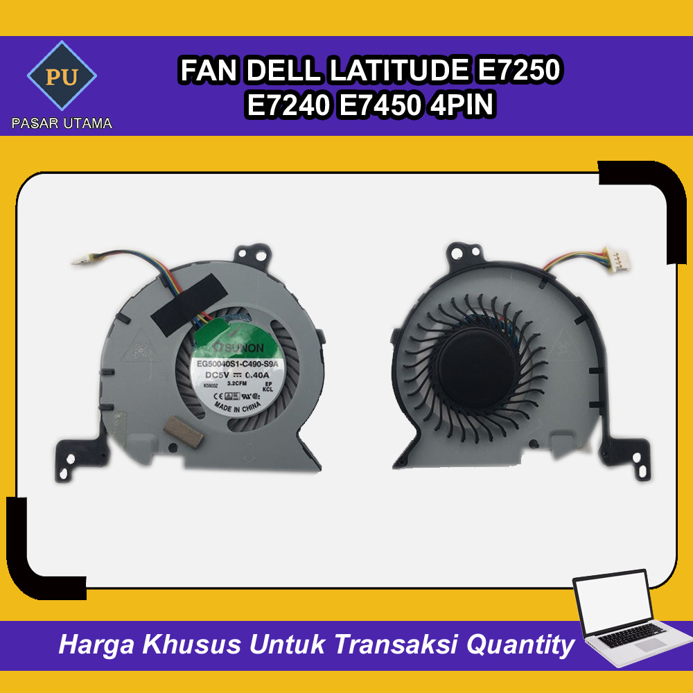 Jual Fan Dell Latitude E7240 E7250 E7450 4PIN | Shopee Indonesia